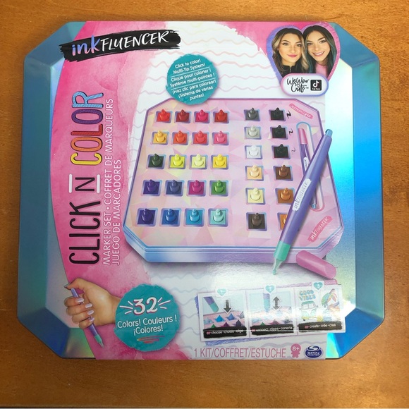 Ink Fluencer | Toys | Click N Color Marker Set 32 Colors | Poshmark